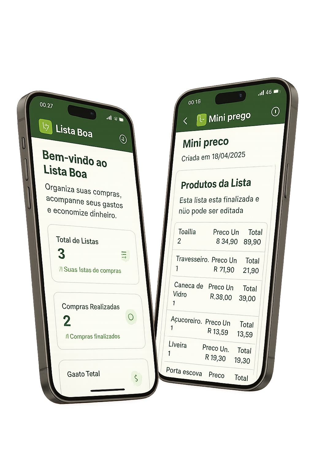 Lista Boa - Organize suas compras